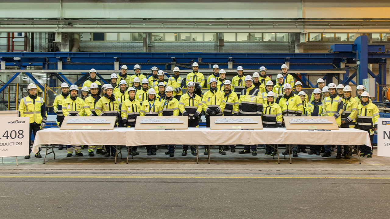 Royal Caribbean begins construction of its fifth Icon-class cruise ship